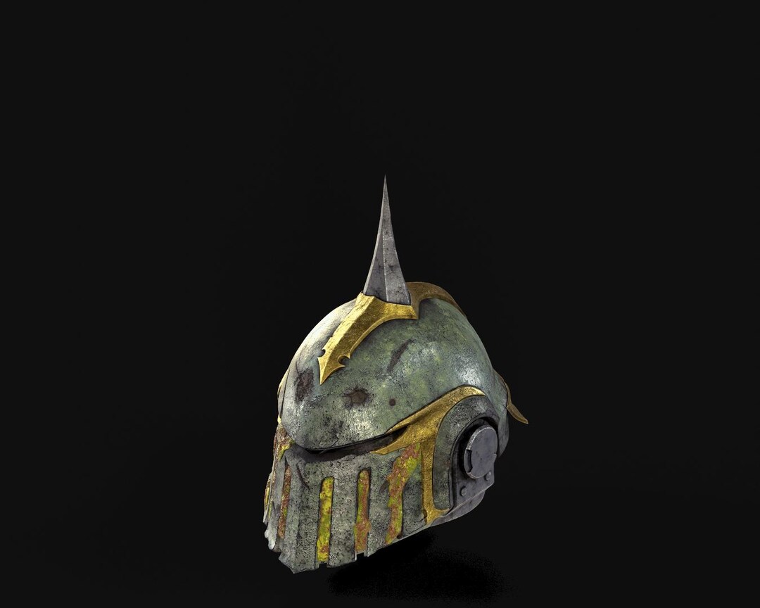 40K Death Guard Helmet Fan Art – Chaos Space Marine, 3D Printed Kit - Etsy