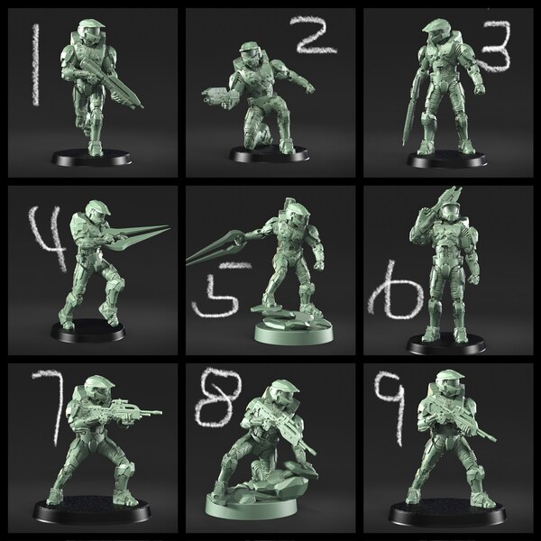 Halo Miniatures - Etsy