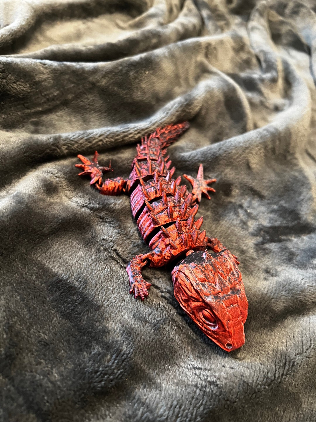 Mesmerizing 3D Printed Flexible Lizard Fidget Toy Get Yours Now - Etsy