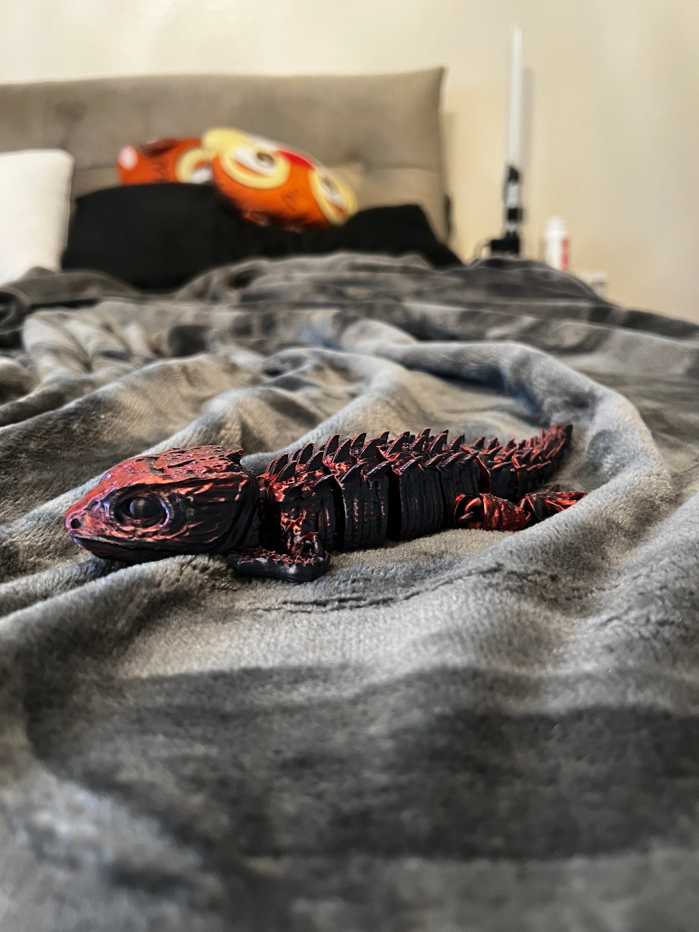 Mesmerizing 3D Printed Flexible Lizard Fidget Toy Get Yours - Etsy
