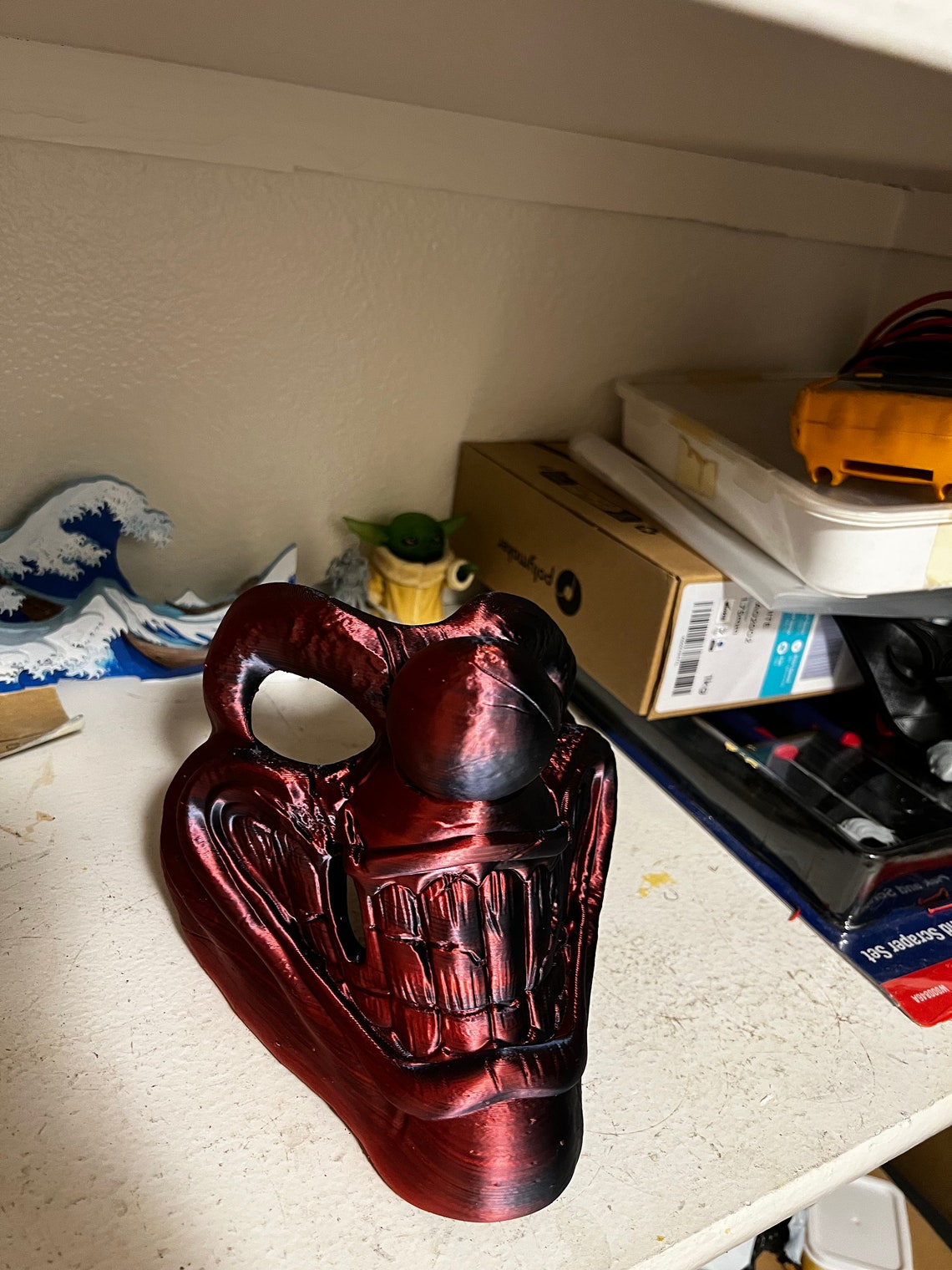 3D Printed Sweet Tooth Clown Mask Inspired by Twisted Metal Red and ...