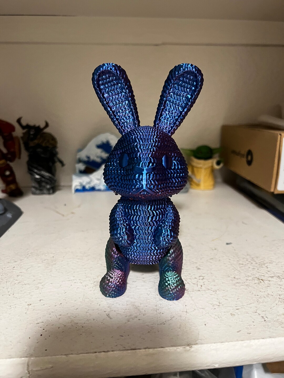 Whimsical Flexi Rabbit: 3D Printed Fidget With Moving Feet & Tail - Etsy