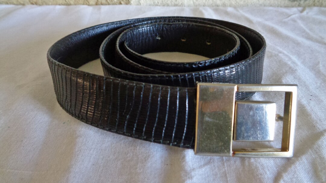 COLIFICHET Mens Belt, Lezard Veritable, Vintage Christian Dior for Men ...