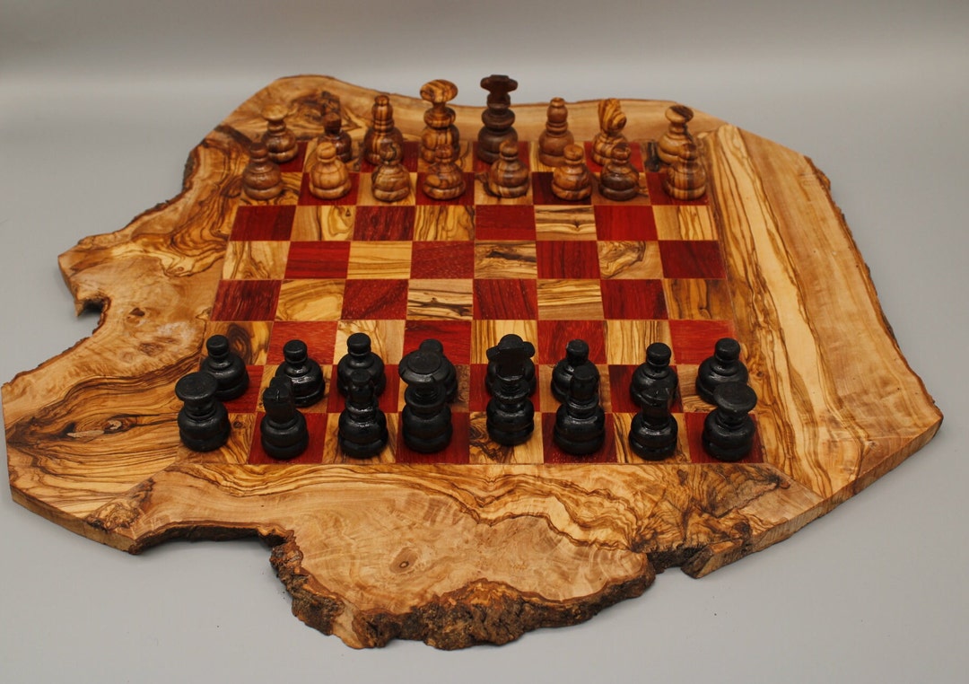 Rustic Chess Set Including Chess Pieces Playing Area: 32 X - Etsy