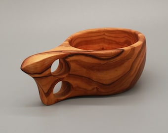 Olive Wood, Cup - Etsy