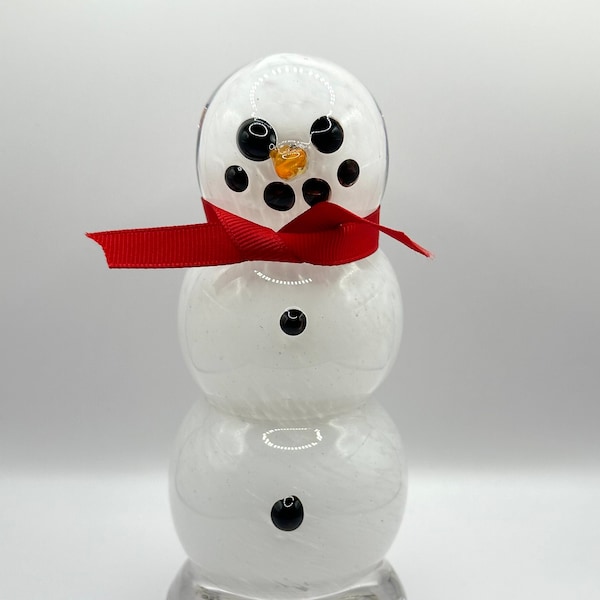 Snowman Glass - Etsy