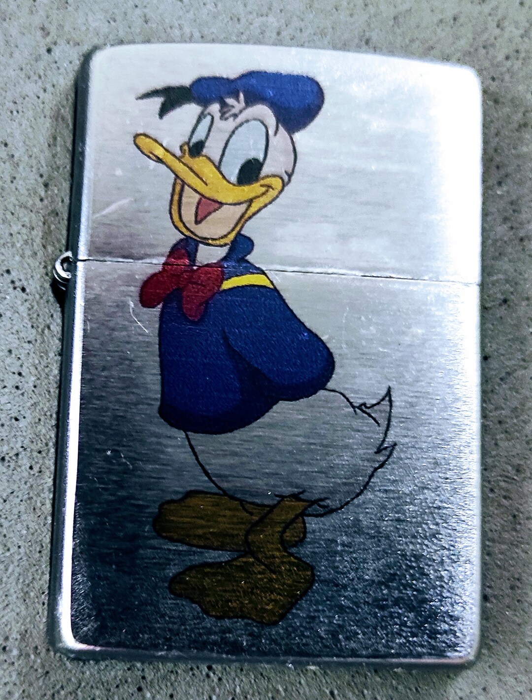 Original Zippo With Print / Donald Duck - Etsy