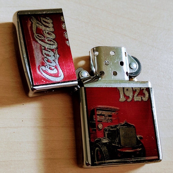 Original Zippo With Print / Coca Cola Retro - Etsy