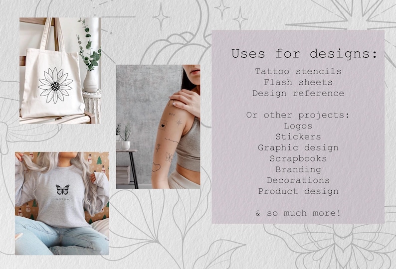 150 Flash Tattoo Procreate Bundle Tattoo, Procreate Stamp Brushes, Tattoo Stencil Designs ...