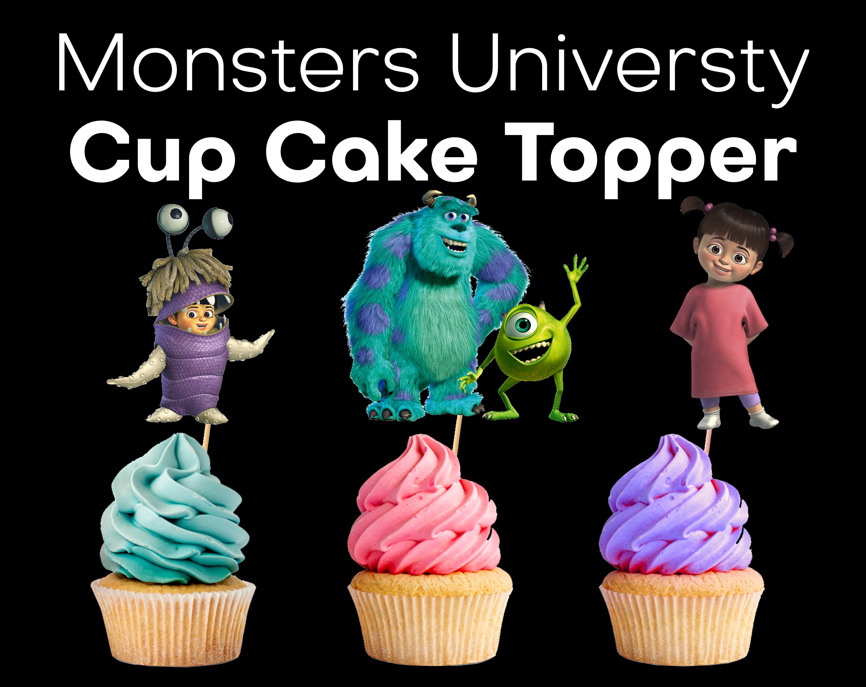 Monster University SVG, Monster University PNG, Monsters, Sticker ...
