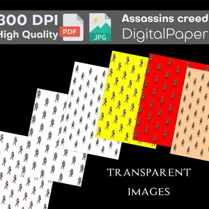 Assassins Creed SVG, Assassin's Creed PNG, PNG Pack, Sticker, Clipart ...