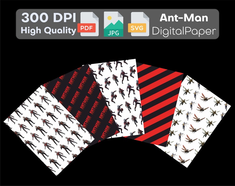Antman SVG, Ant-man PNG, PNG Pack, Sticker, Clipart, Instant Download ...