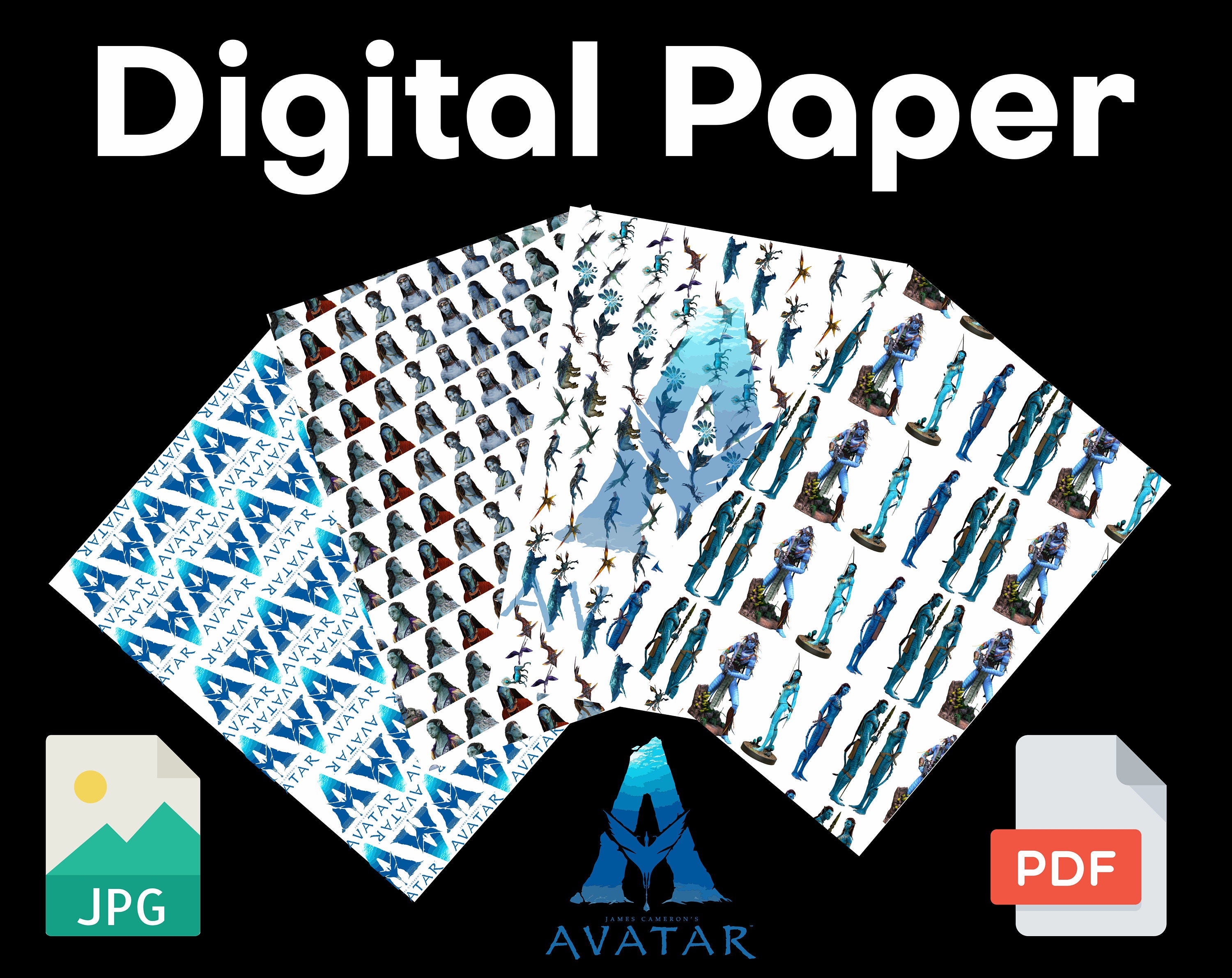 Avatar PNG SVG Avatar 2 Avatar SVG Pack Avatar Clipart Instant Download ...