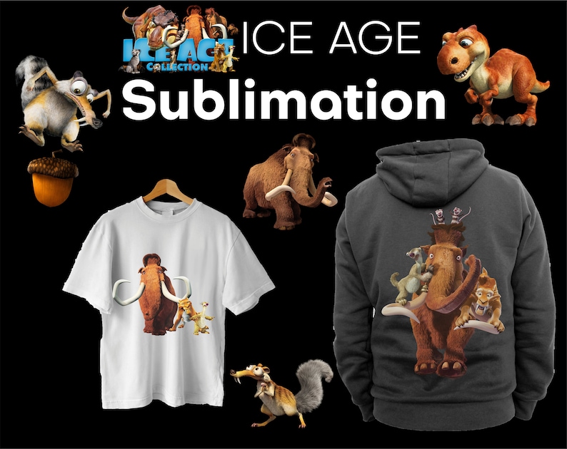 Ice Age SVG, Ice Age PNG, PNG Pack, Sticker, Clipart, Instant Download ...