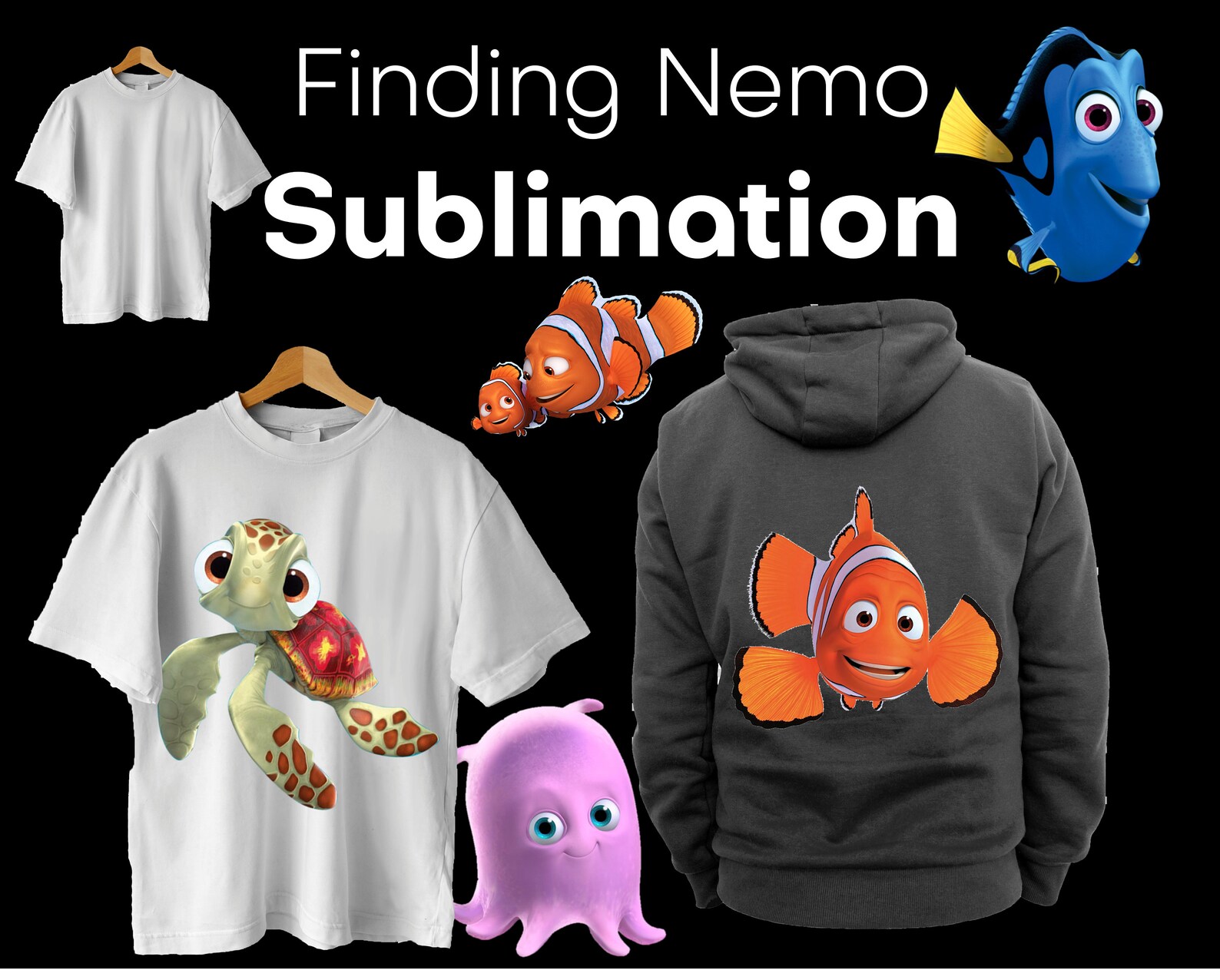 Finding NEMO PNG, Finding Nemo SVG, Nemo Letter, Nemo Invitation, Nemo ...