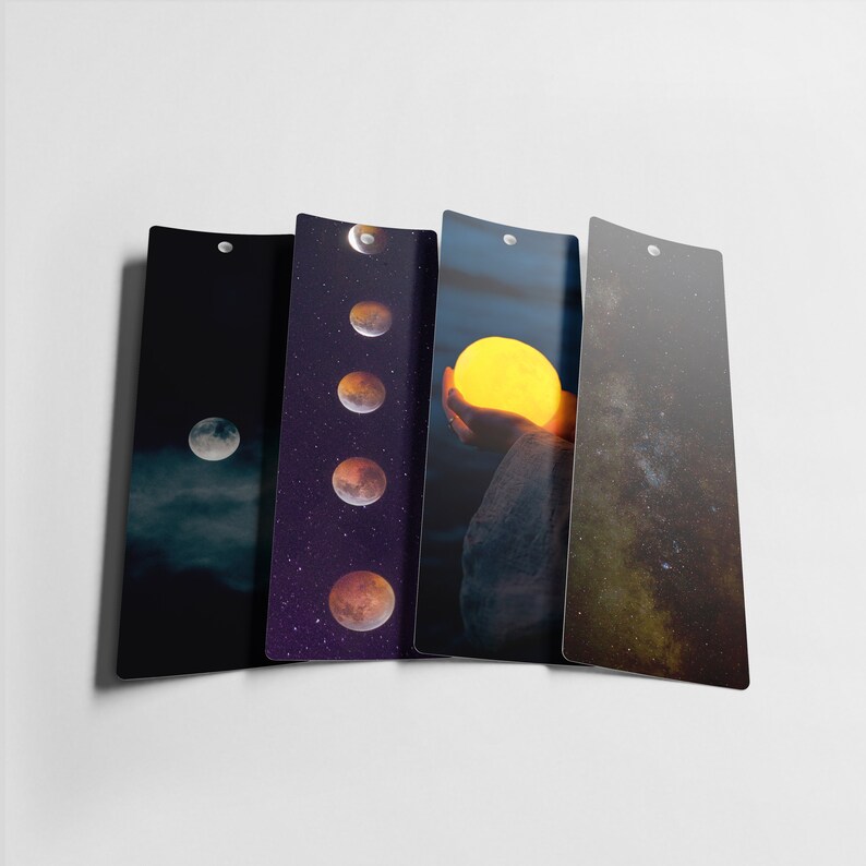 Printable Night Bookmarks, Printable Moon Bookmark, Printable Bookmarks ...