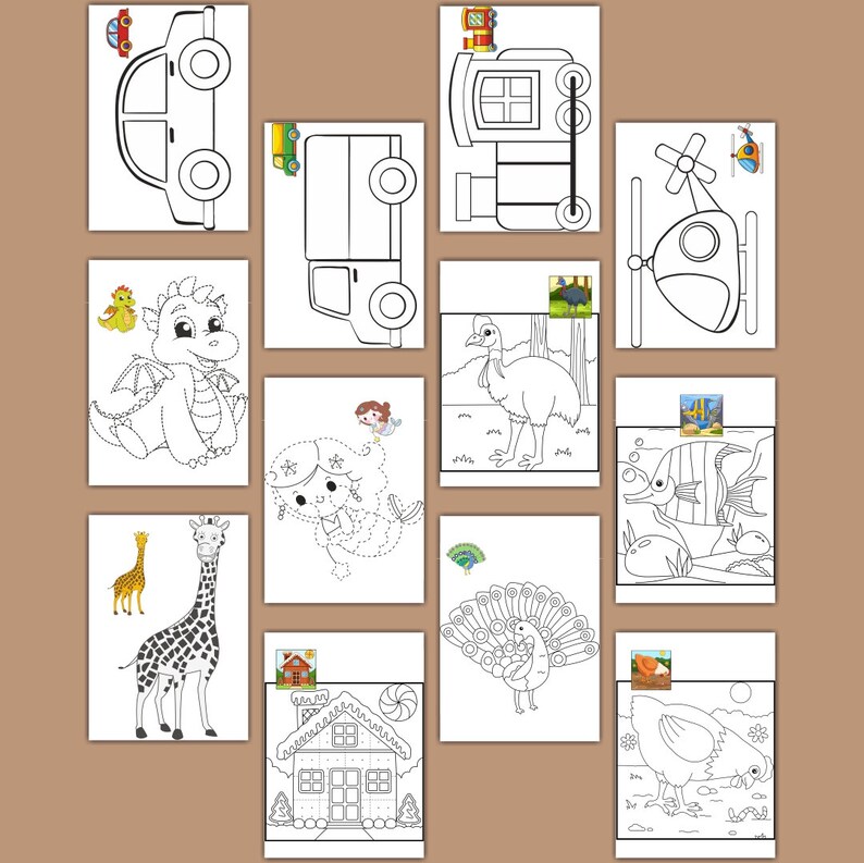 Printable Coloring Pages for Kids: 77 Unique Printable Pages Coloring ...