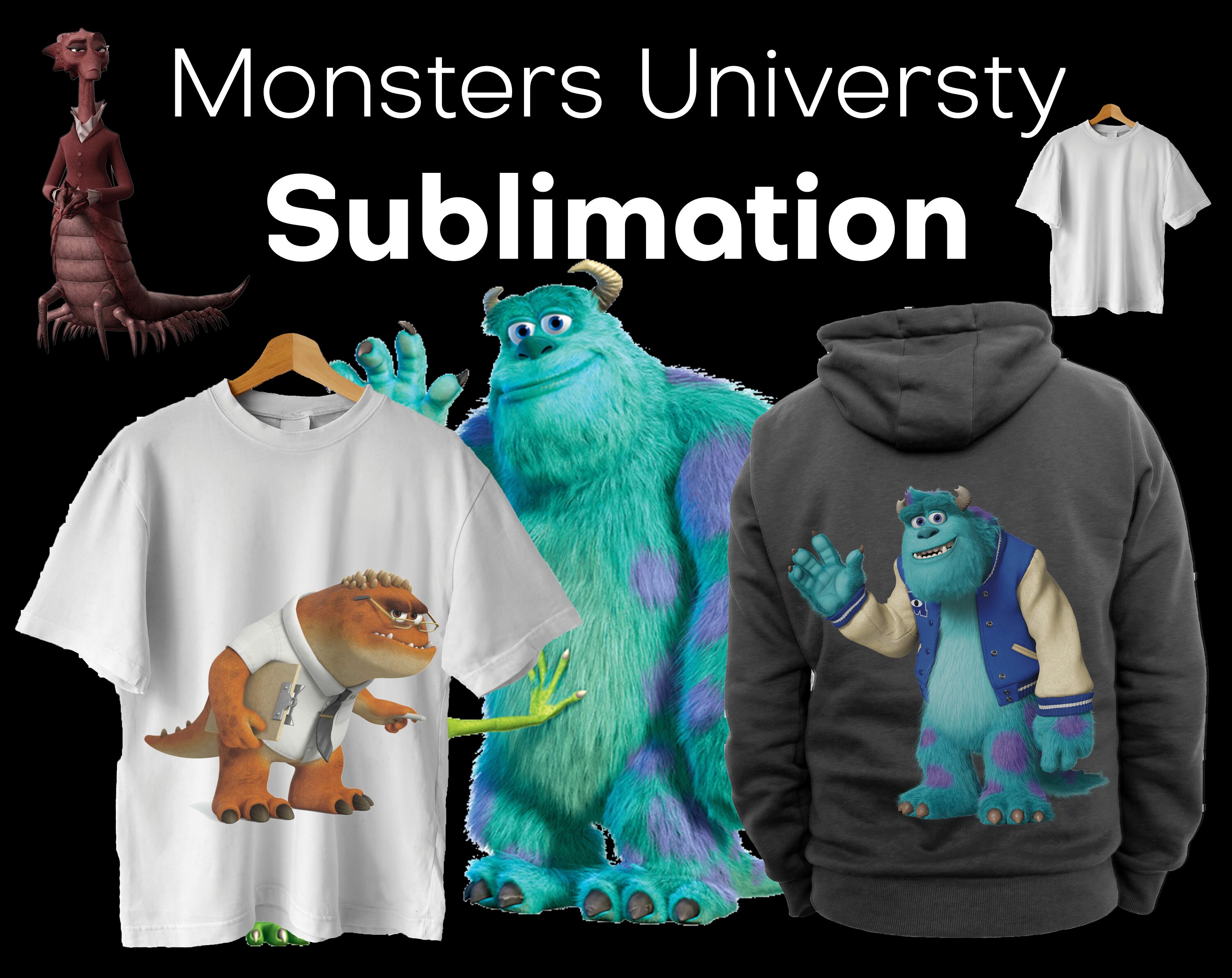 Monster University SVG, Monster University PNG, Monsters, Sticker ...