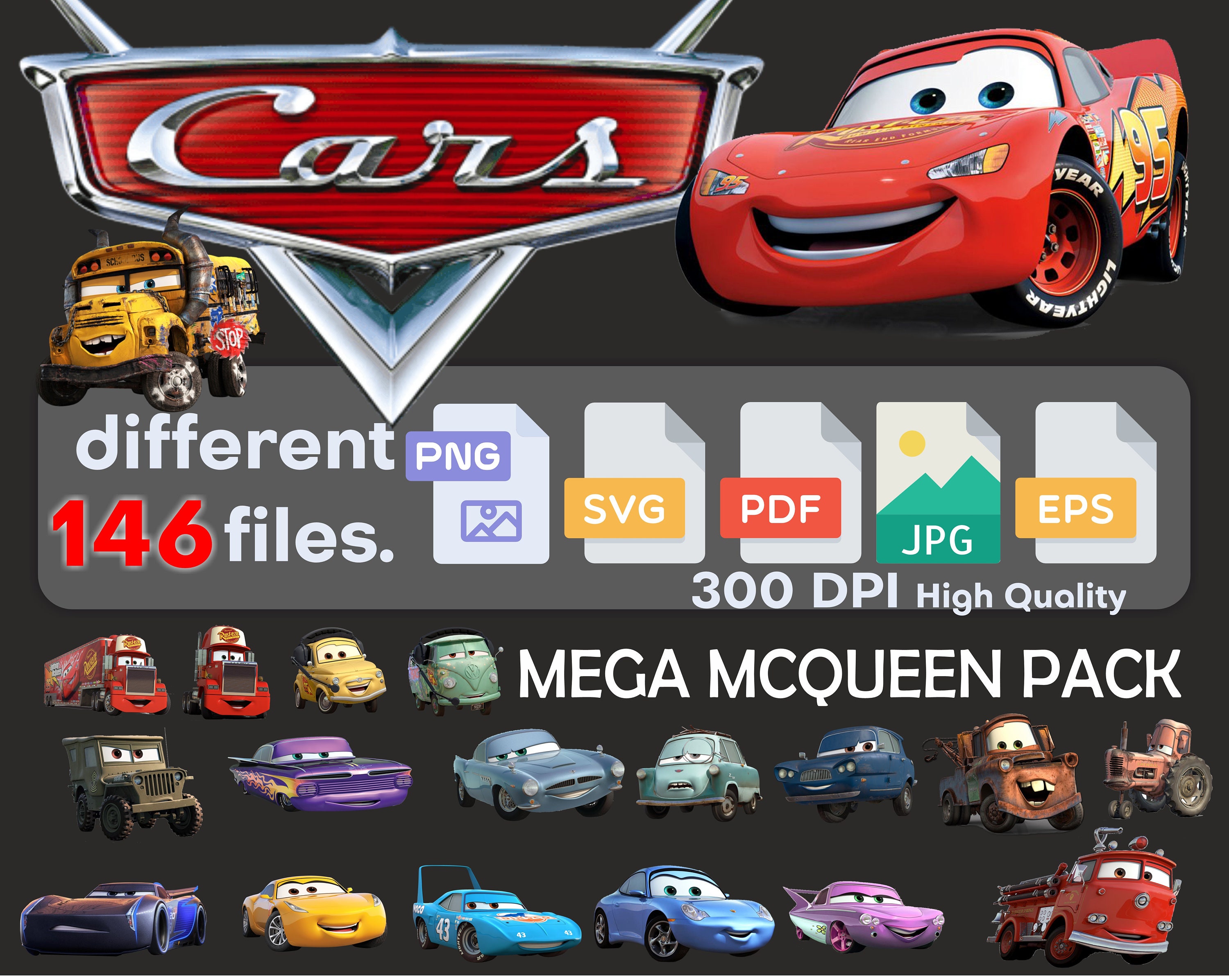 Cars 2 Mega Poster