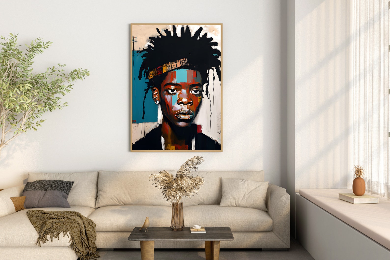 Digital Download the Blue King Oil Painting Wall Art - Instant Download ...