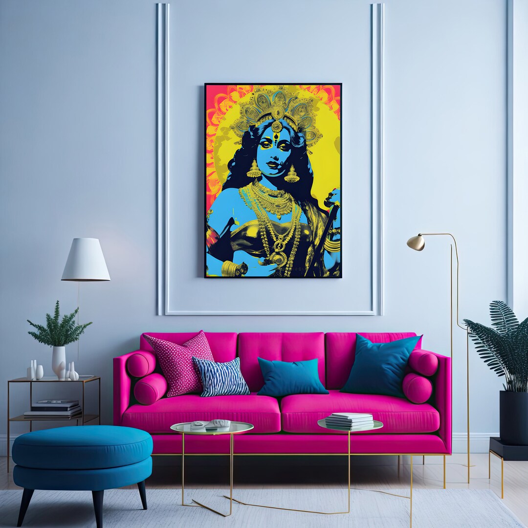 Happy Colors - Gift Ideas: Printable Iconic Indian God - Indian Art ...