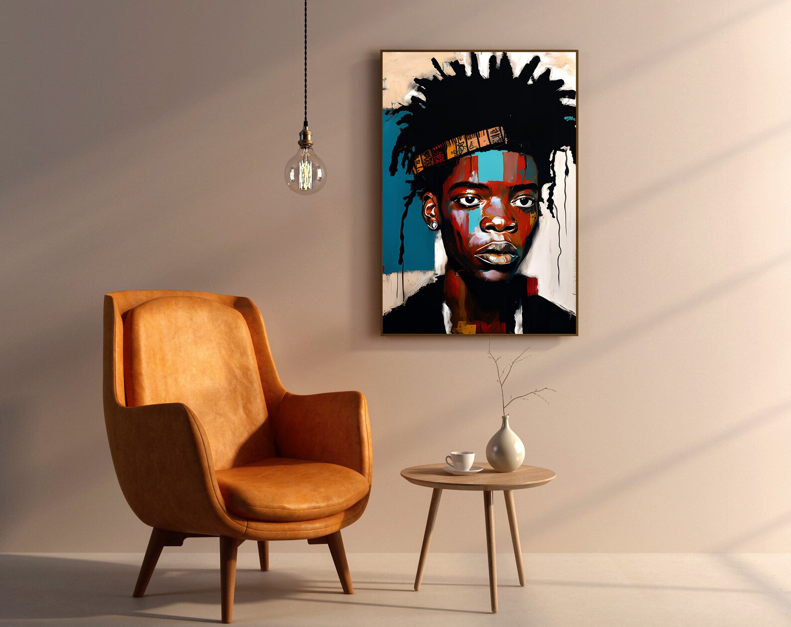Digital Download the Blue King Oil Painting Wall Art - Instant Download ...