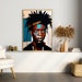 Digital Download the Blue King Oil Painting Wall Art - Instant Download ...