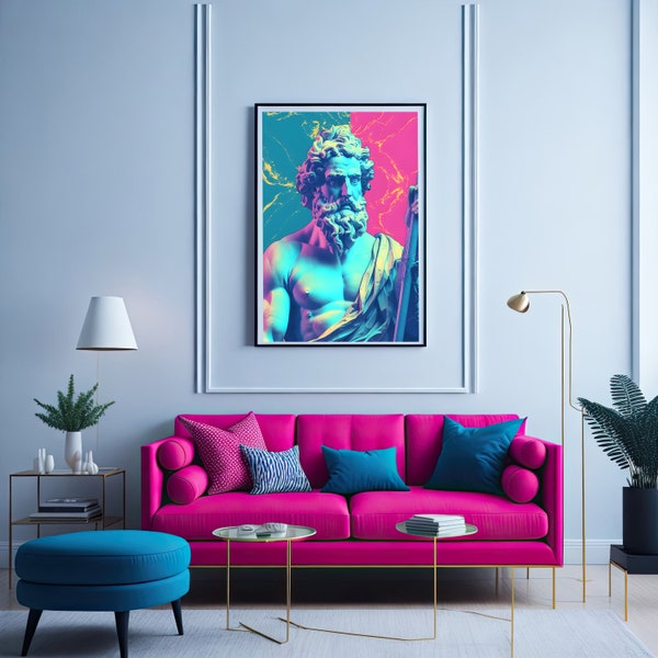 Zeus Pop Art - Etsy