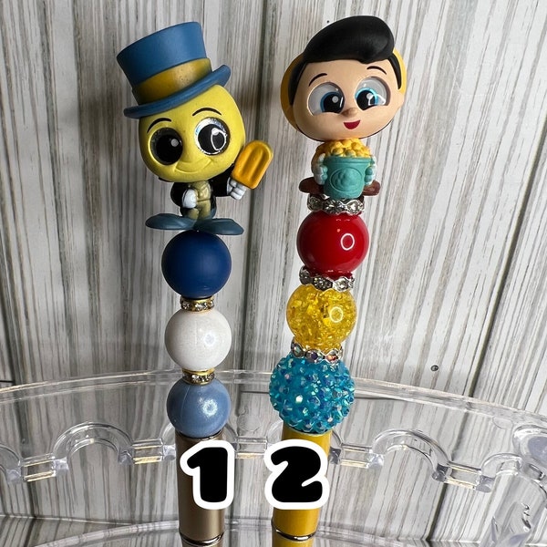 Doorable Beaded Pen Goofy Mickey Minnie DIY Custom Pen - Etsy