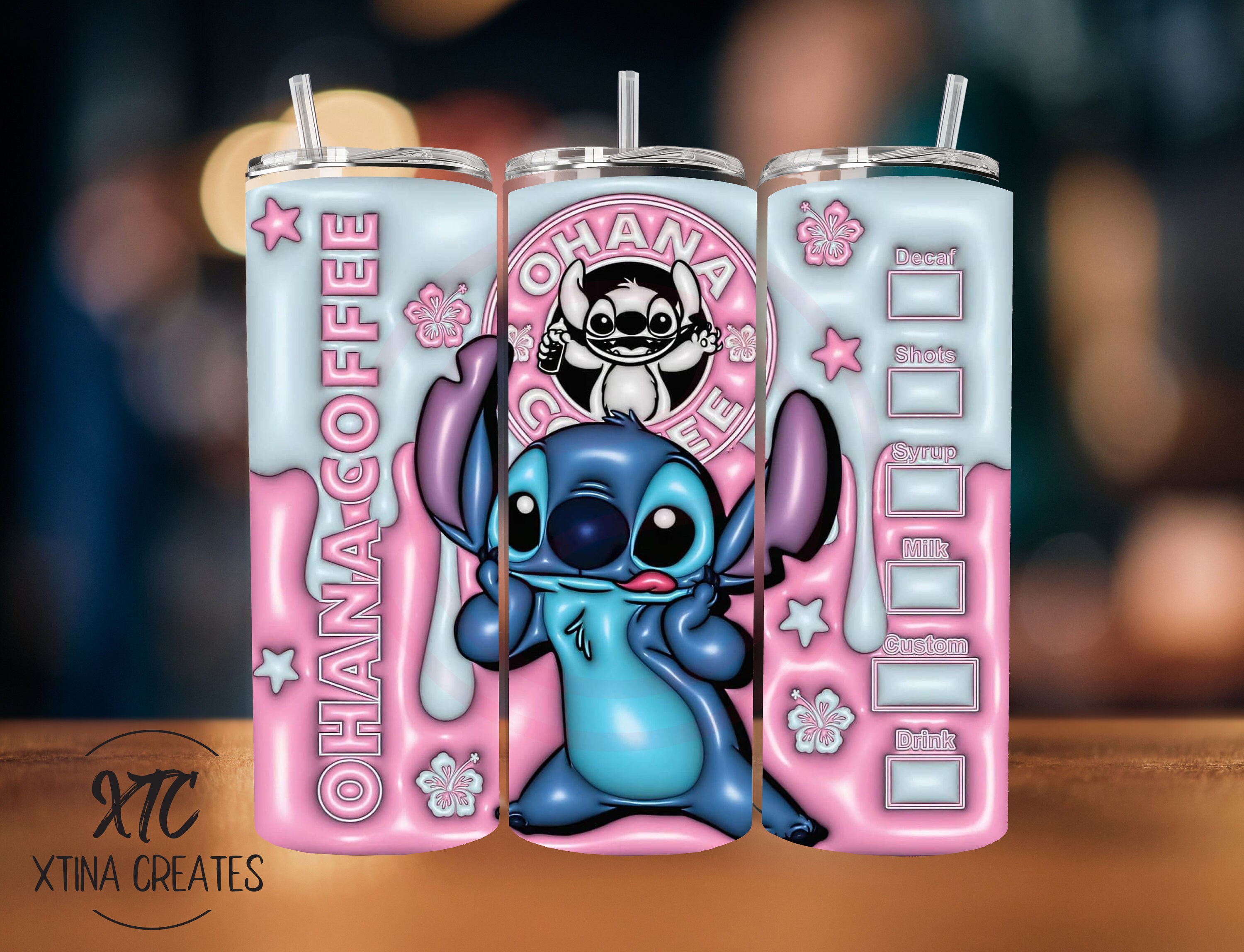 Ohana Alien Tumbler Stitch Tumbler Alien Tumbler Birthday Gift Ohana ...