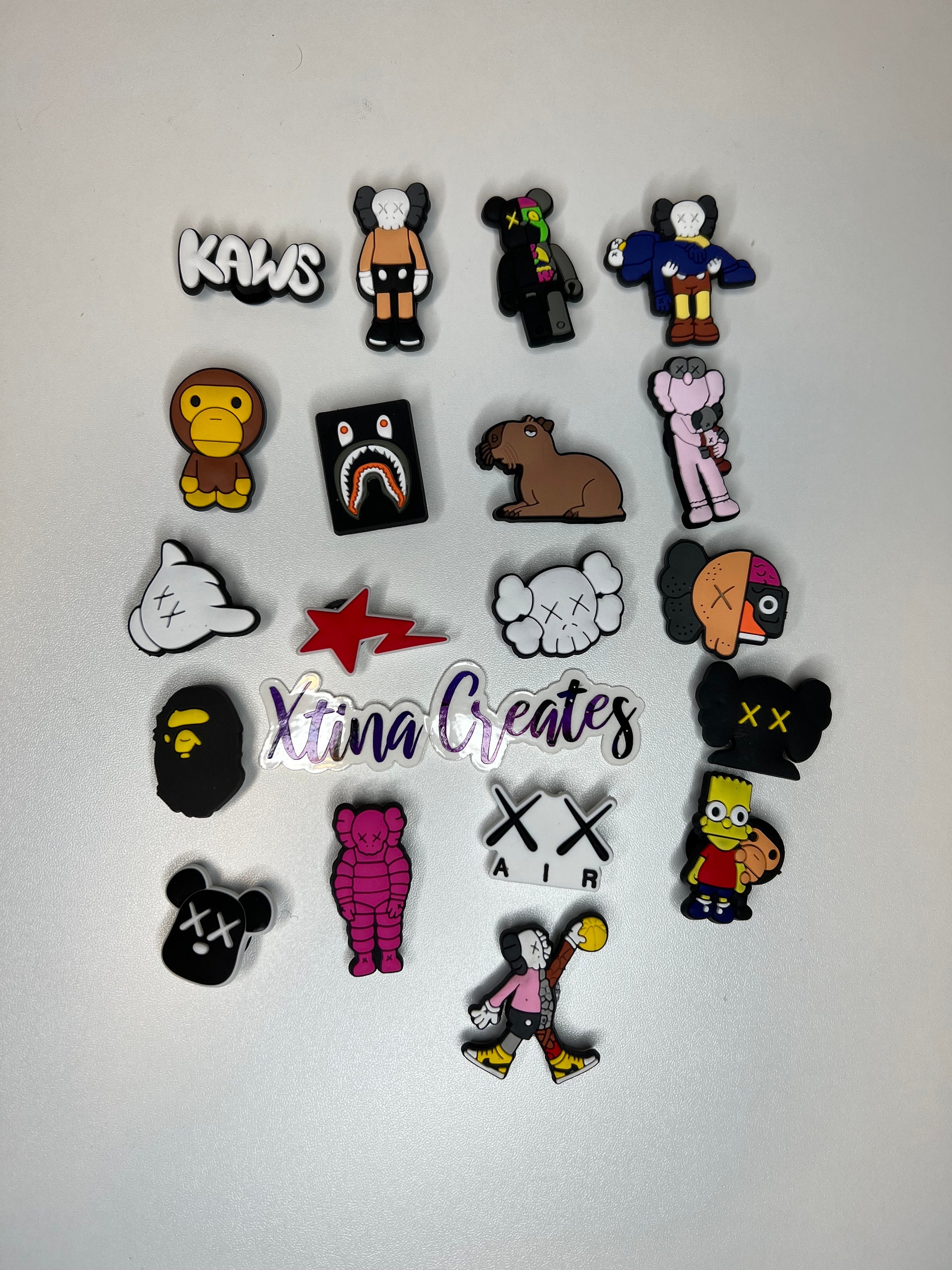 Croc Charms Charms KAWS Anime Kawaii Bundle - Etsy