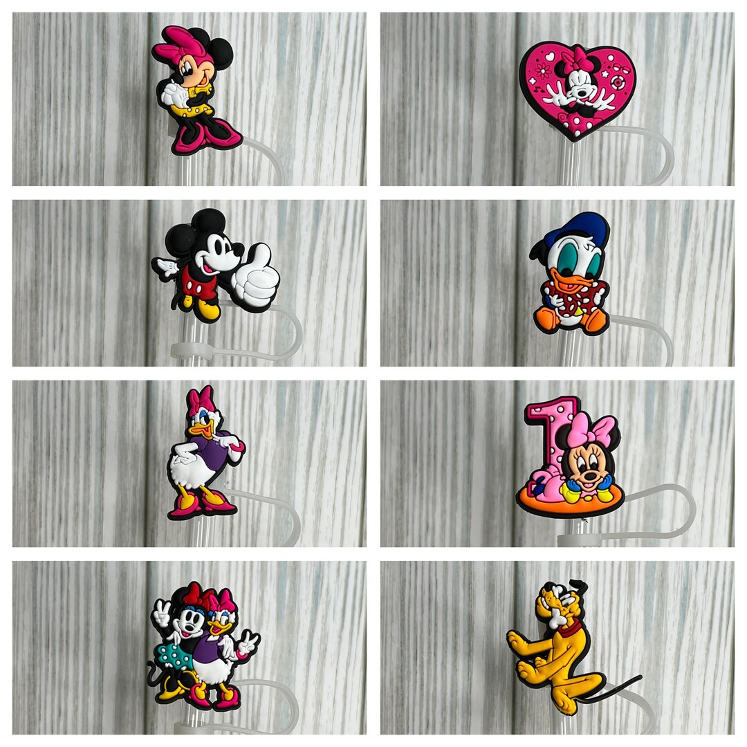 Straw Toppers | Disney Straw Toppers | Cups | Reusable | DIY | - Etsy