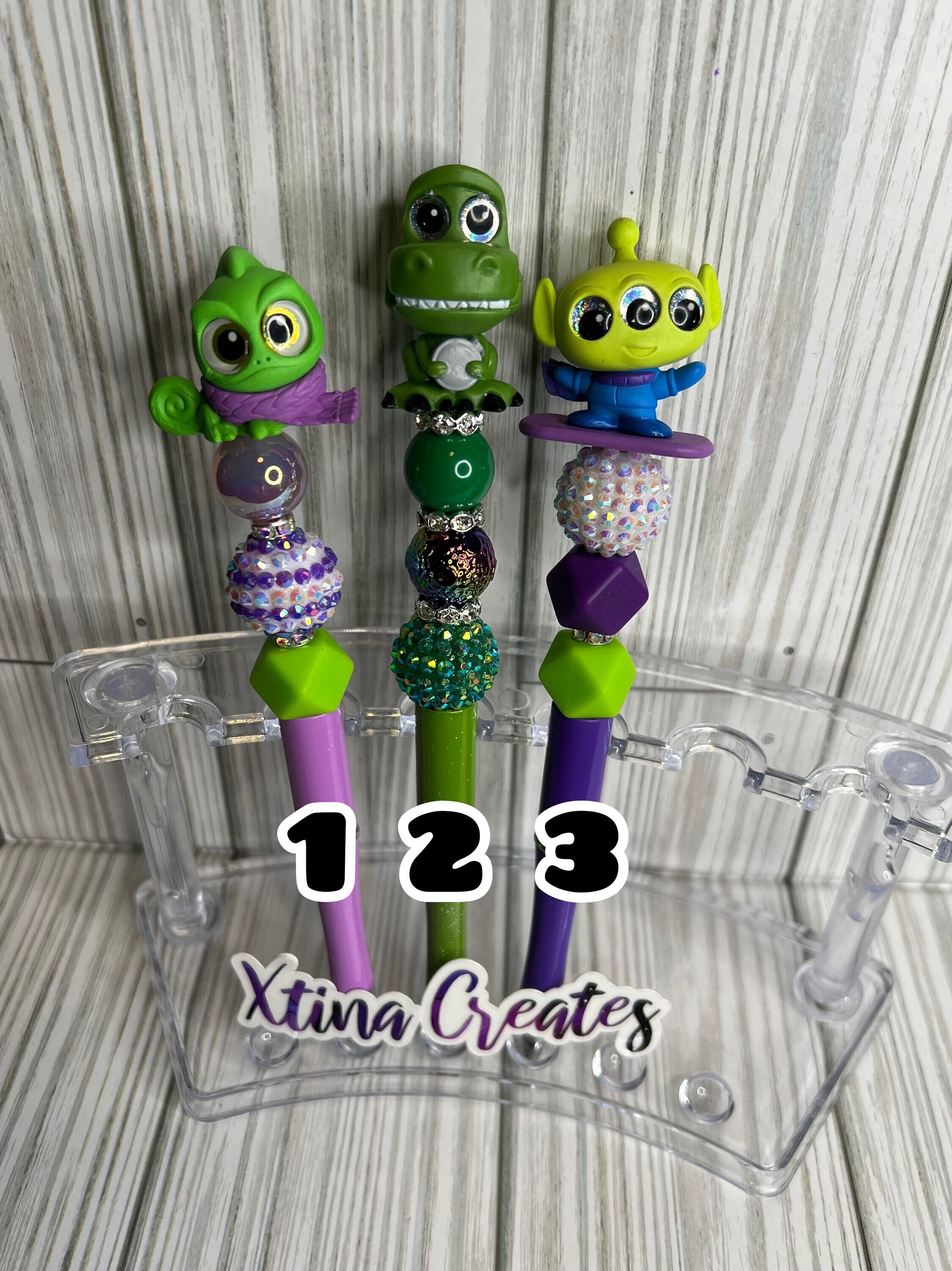 Doorable Beaded Pen Pascal Rex Toy Story Alien DIY Custom Pen - Etsy