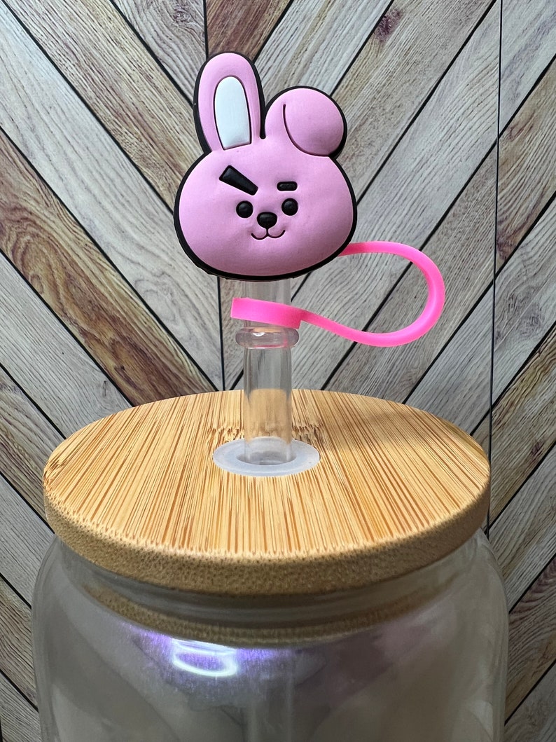 Straw Toppers BT21 Straw Toppers Cups BTS Kawaii - Etsy