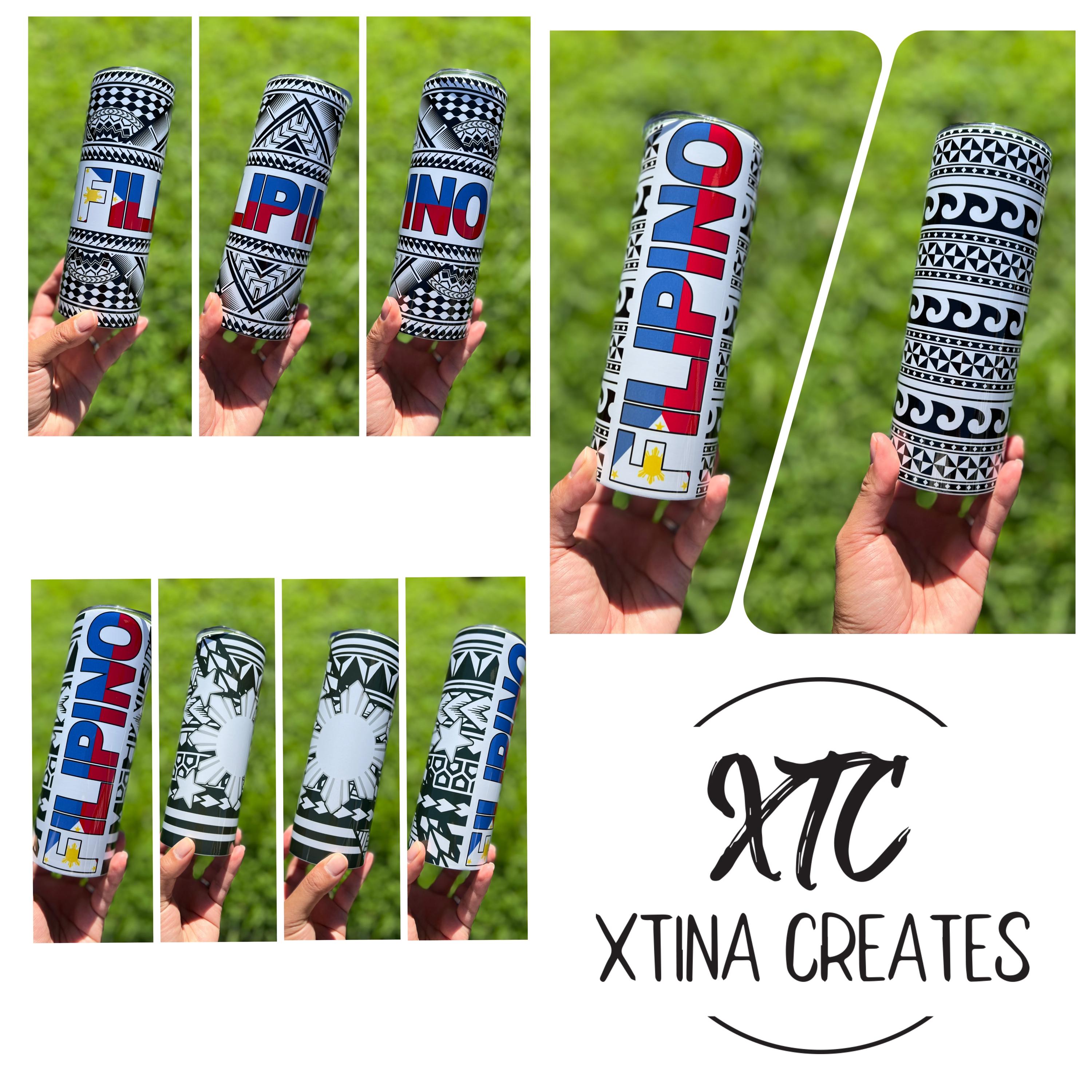 20 Oz Tribal Filipino | Sublimation | Filipino Tumbler | DIY ...
