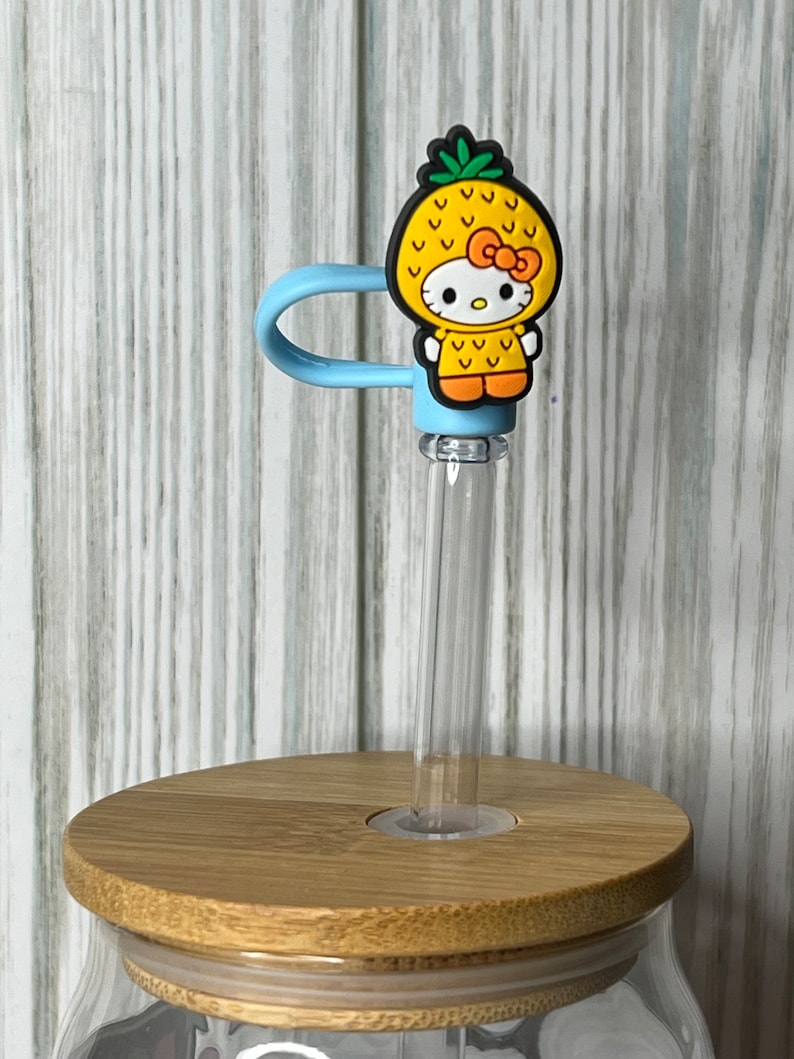 Straw Toppers Sanrio Straw Toppers Cups Sanrio Kawaii Hello Kitty - Etsy