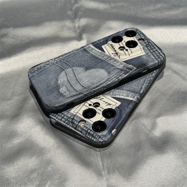 Denim Phone Case - Etsy