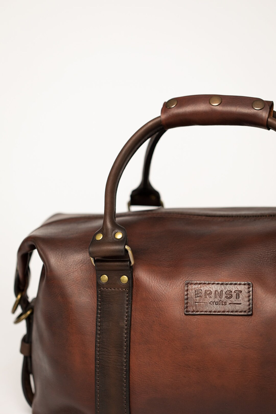 A Timeless Leather Weekender for Shorter and Longer Trips - Etsy