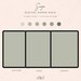 Digital Notepaper Templates Sage Green Digital Paper Notetaking ...
