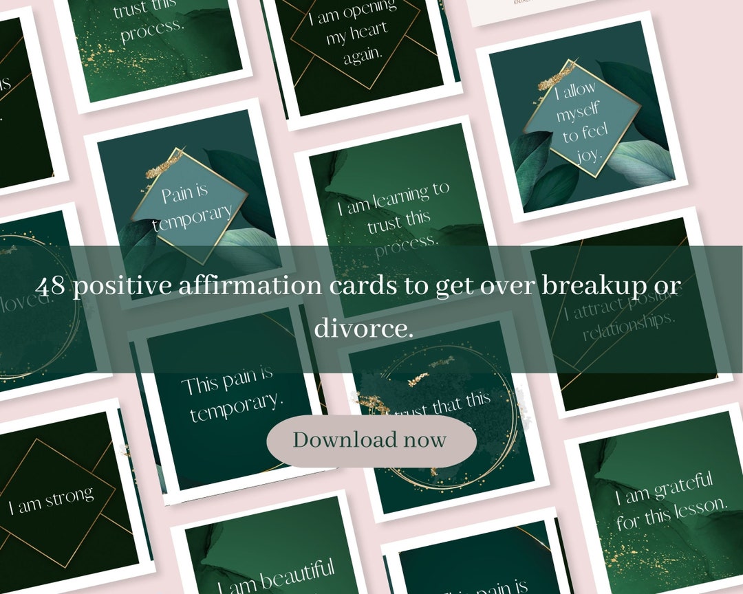 Positive Affirmations to Heal Your Broken Heart. Get Over Breakup With ...