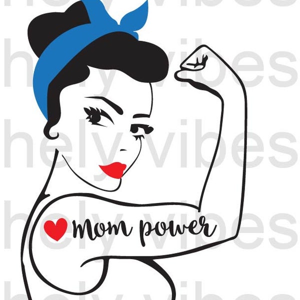 Rosie the Riveter Svg - Etsy