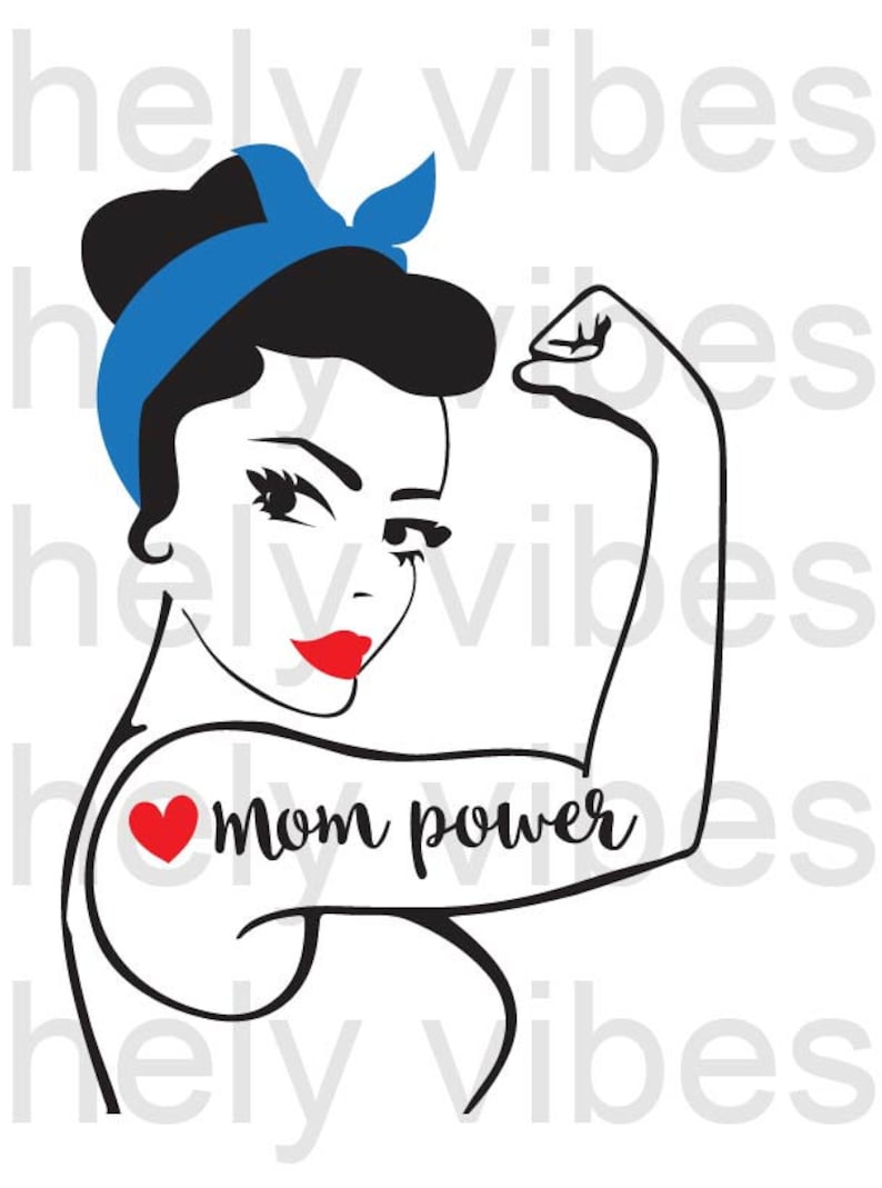 Rosie The Riveter Svg Strong Woman Svg Digital Download Etsy