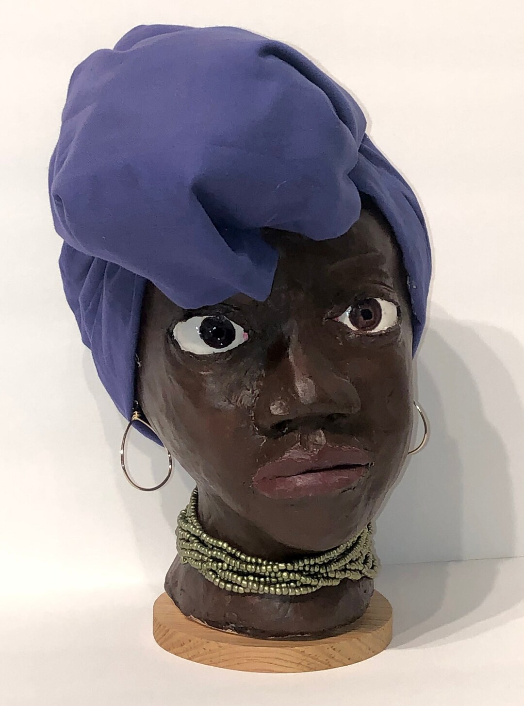 African Lady Head - Etsy