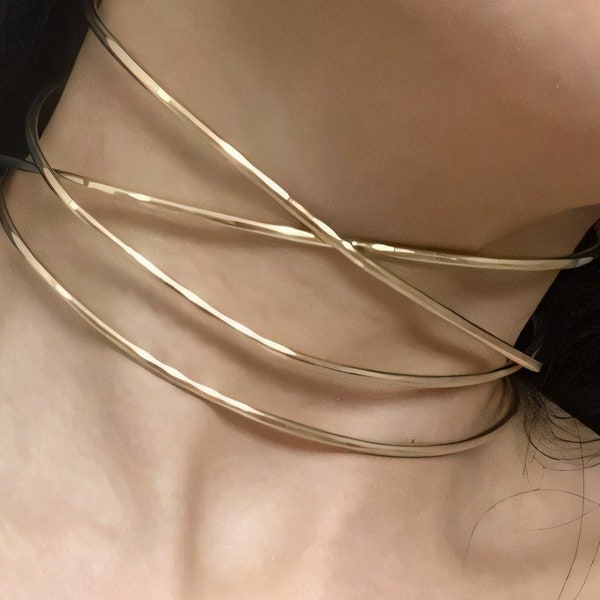Metal Choker - Etsy