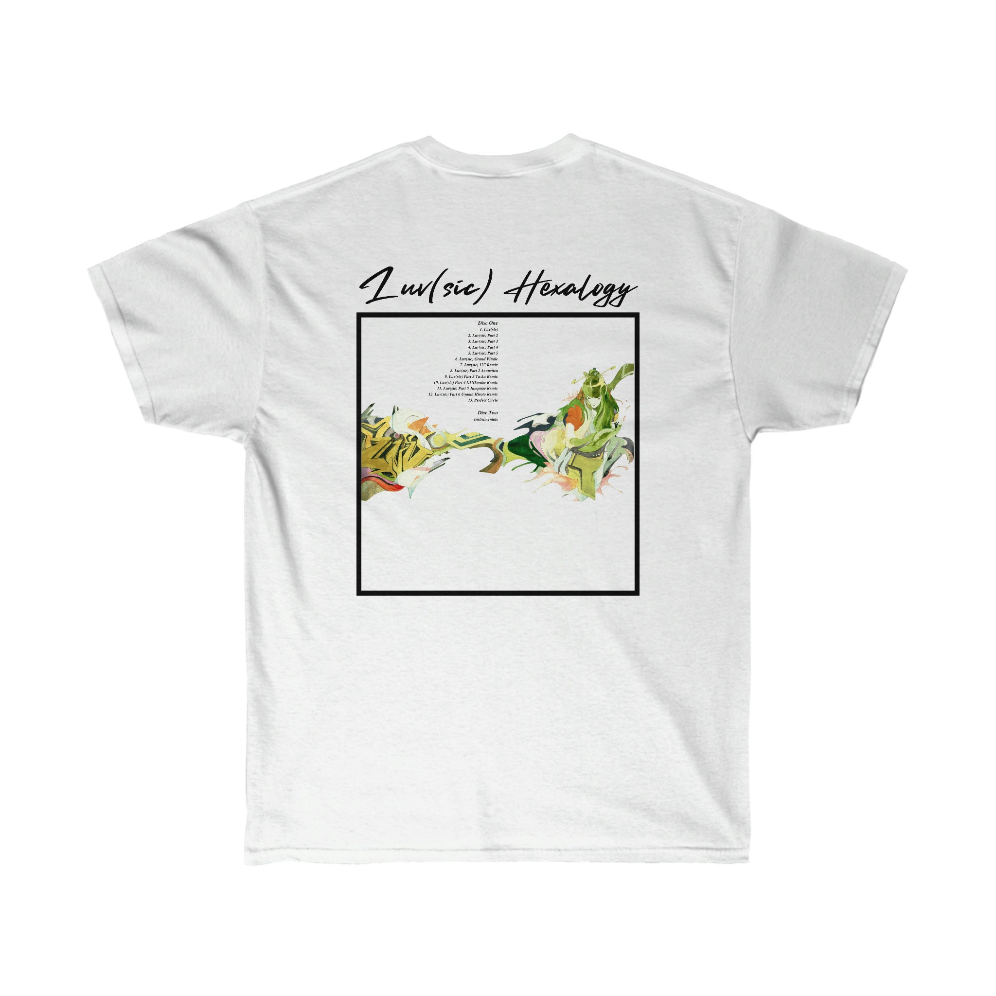 Nujabes Luv Sic Hexalogy Tracklist T-shirt | Pocket and Back Print ...
