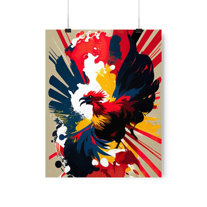 Filipino Rooster | Filipino Digital Art Print | Philippines Art ...
