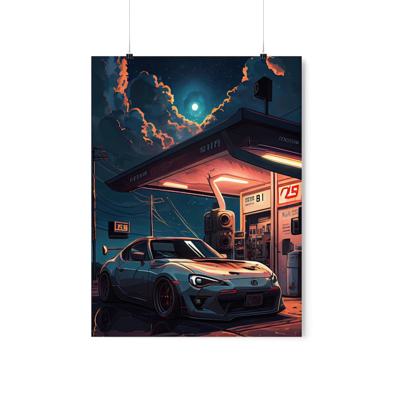 Toyota GT86 FRS BRZ GR86 | Anime Style | Initial D Inspired | Premium ...