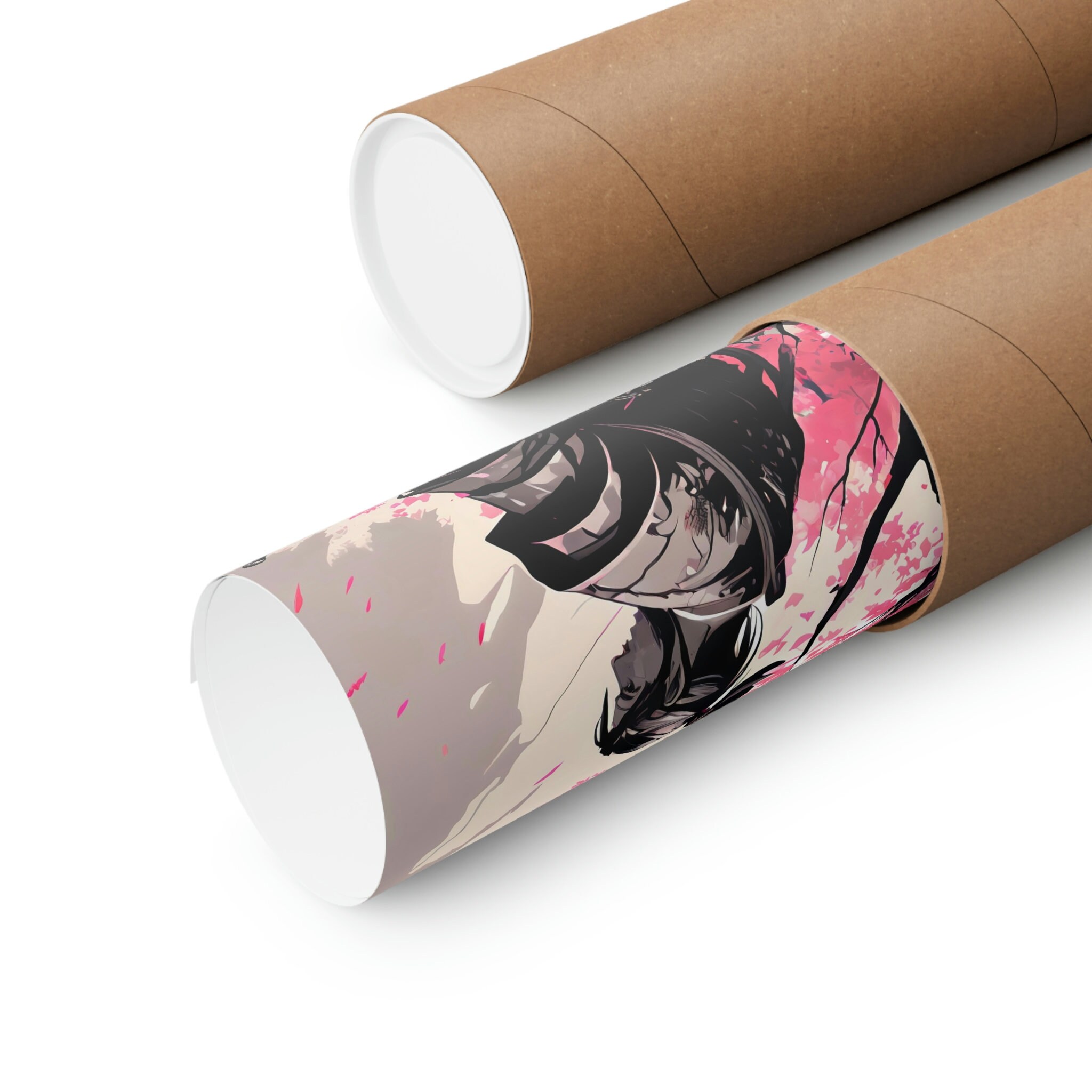 Cherry Blossom Samurai | Sakura Tree | Manga Style Art | Anime Art ...