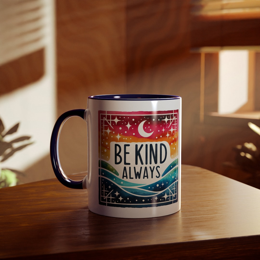 Be Kind Always Mug, Mug of Positivity, Positivi-tea Mug, Affirmation ...