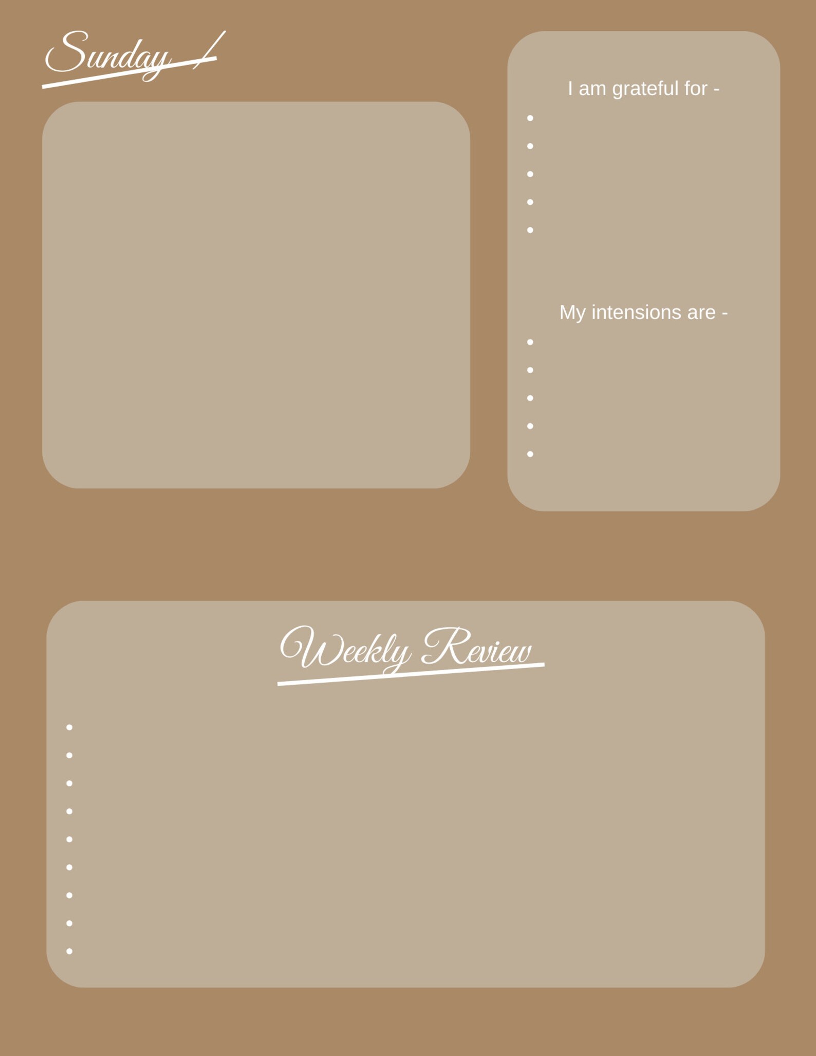 Weekly Journal - Etsy